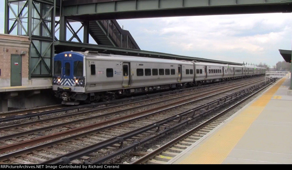 Train 8744 Departing